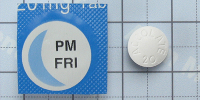 아콜레이트 정 [20mg] ( Accolate tab [20mg]) | 의약품정보 | 의료정보 | 건강정보 | 서울아산병원