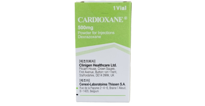 카디옥산 주 (희귀센터) [500mg] ( Cardioxane inj (희귀센터) [500mg]) | 의약품정보 | 의료정보 ...