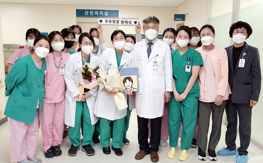 서울아산병원 고객ㆍ동료칭찬 우수직원 시상 소식공지 게시판 간호부 서울아산병원
